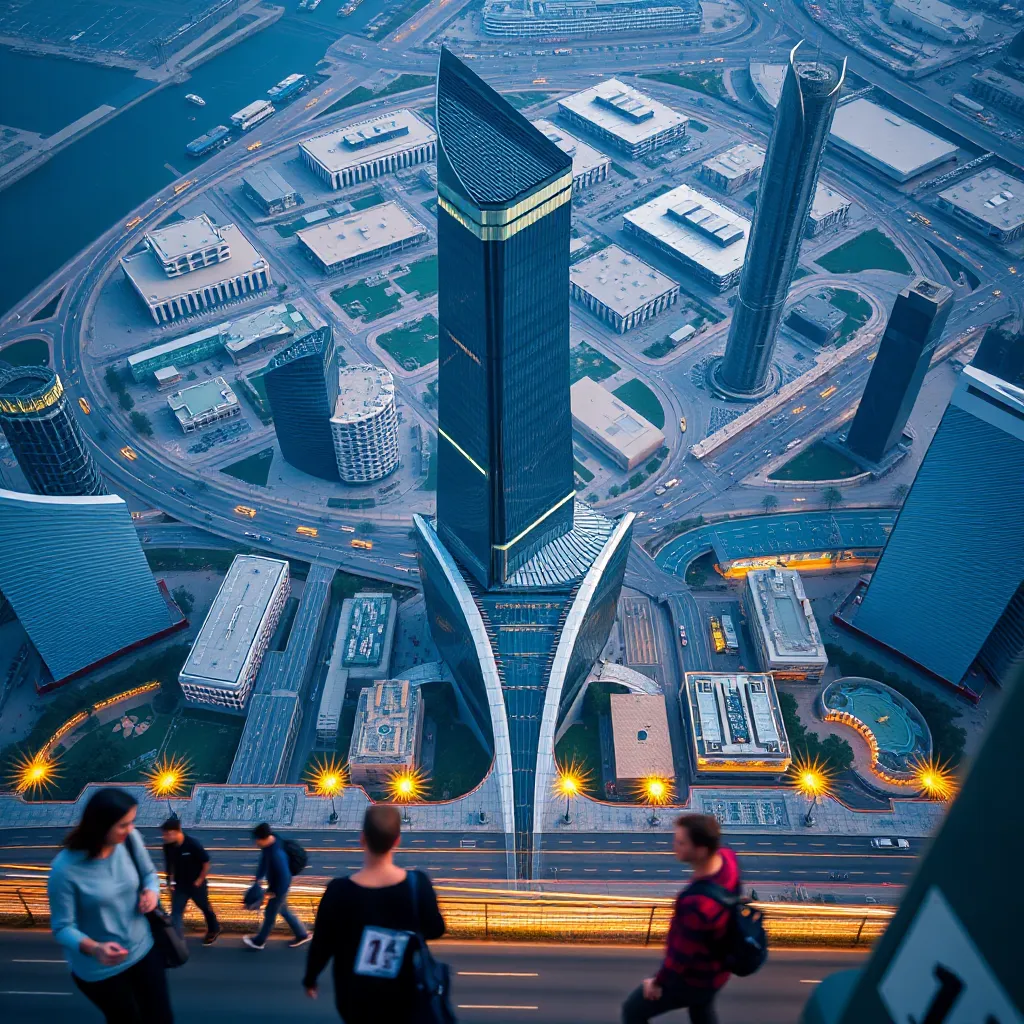 Guide to Reaching the Blue Tower on Sheikh Zayed Road